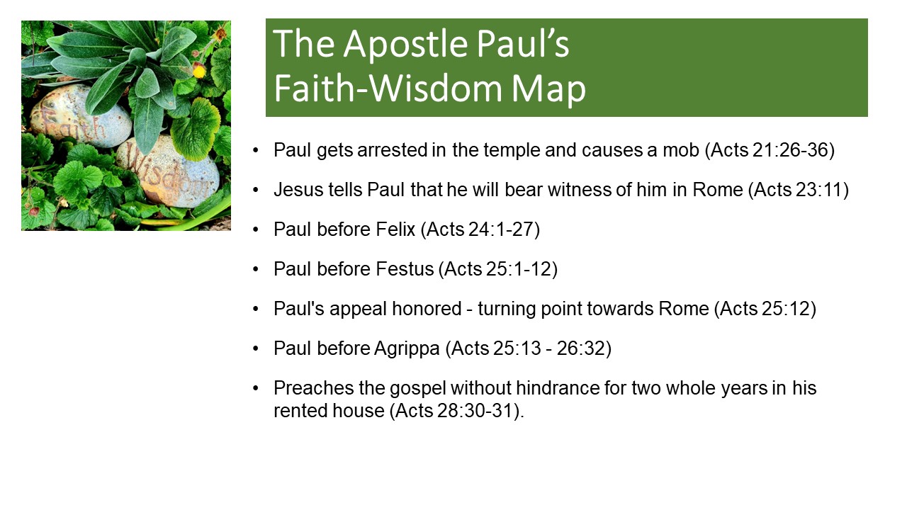 Mapping the Apostle Paul’s Faith Wisdom